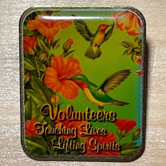 Vintage | Jewelry | Vintage Volunteers Touching Lives Lifting Spirits Lapel Pin | Poshmark
